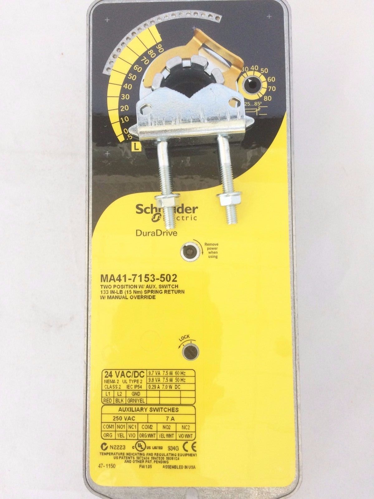 DuraDrive Two Position Damper Actuator - VMZ Corporation