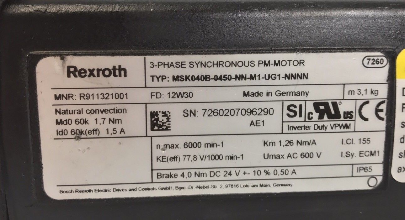 OEM MSK040B-0450-NN-M1-UG1-NNNN - VMZ Corporation