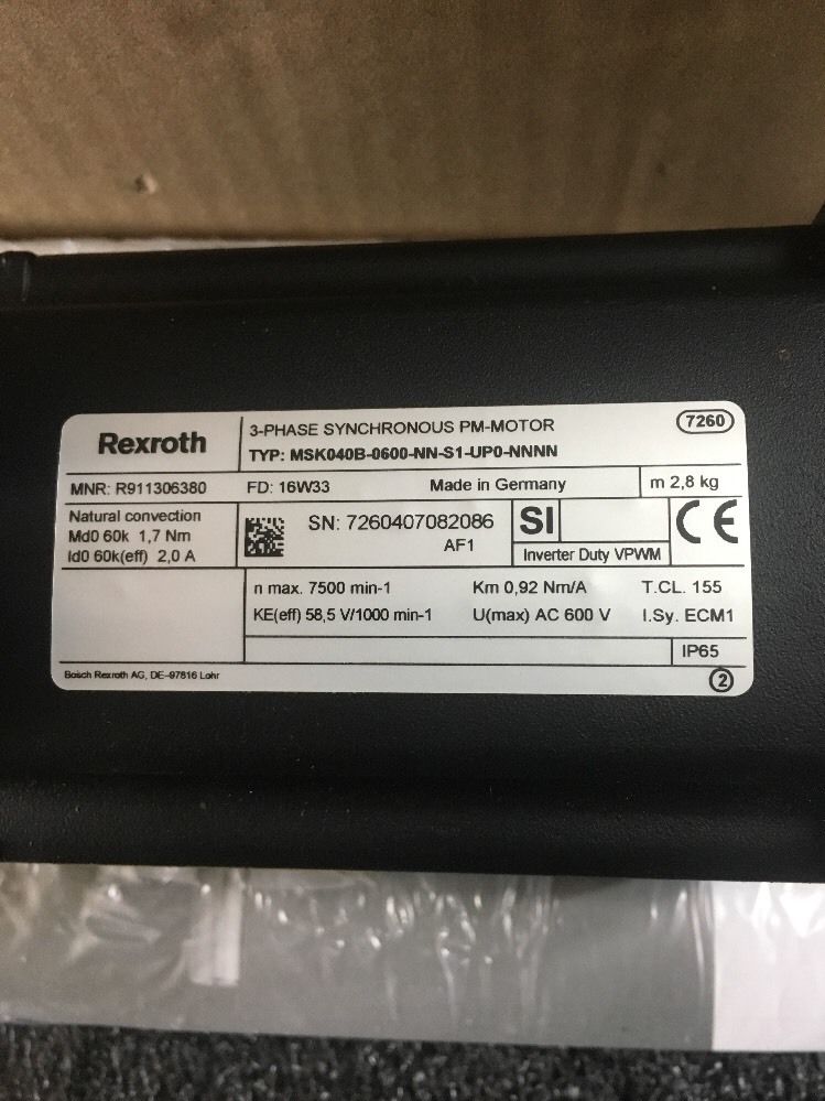 3 Phase Permanent Magnet Servo Motor - VMZ Corporation