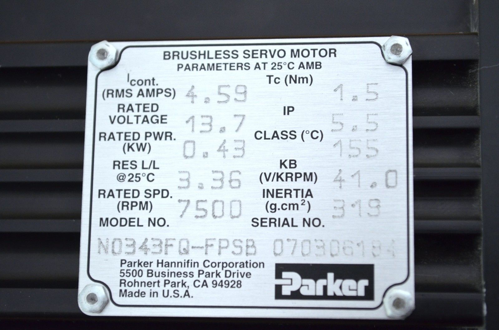 Brushless Servo Motor - VMZ Corporation